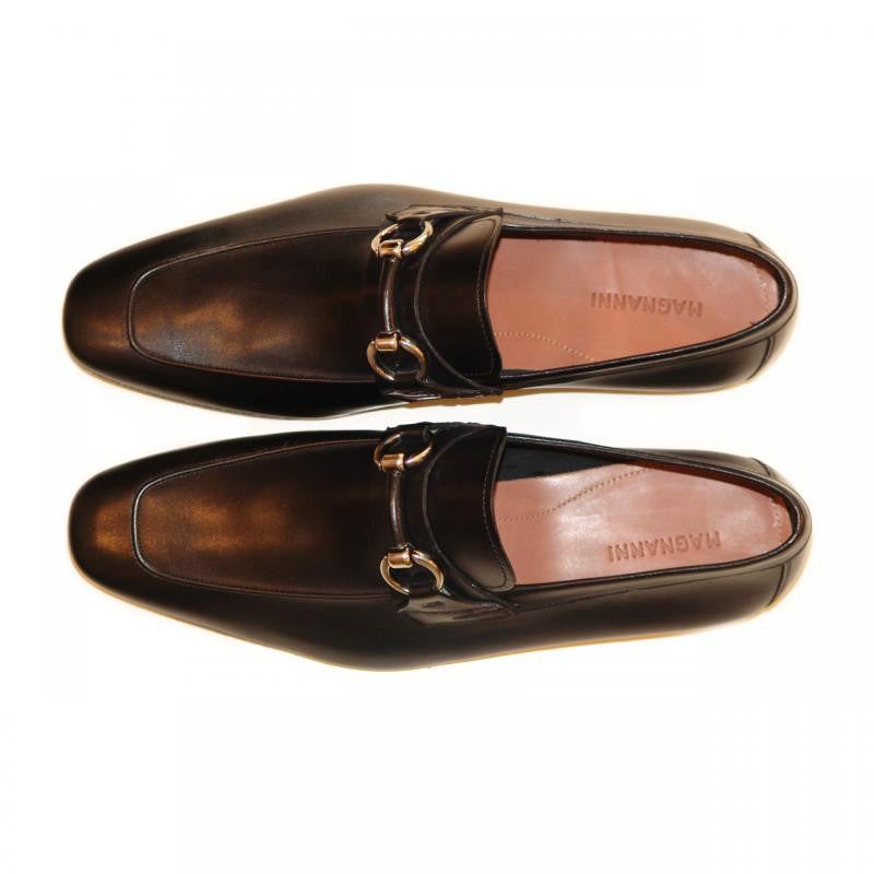 Magnanni 13008 Black Hand Antiqued Leather With Light Weight Super Flex ...