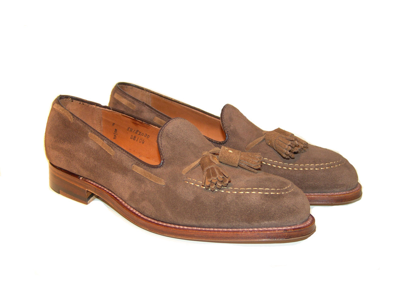 Pelle Line Exclusive Alden 8104- Hummus suede loafer| PelleLine.com